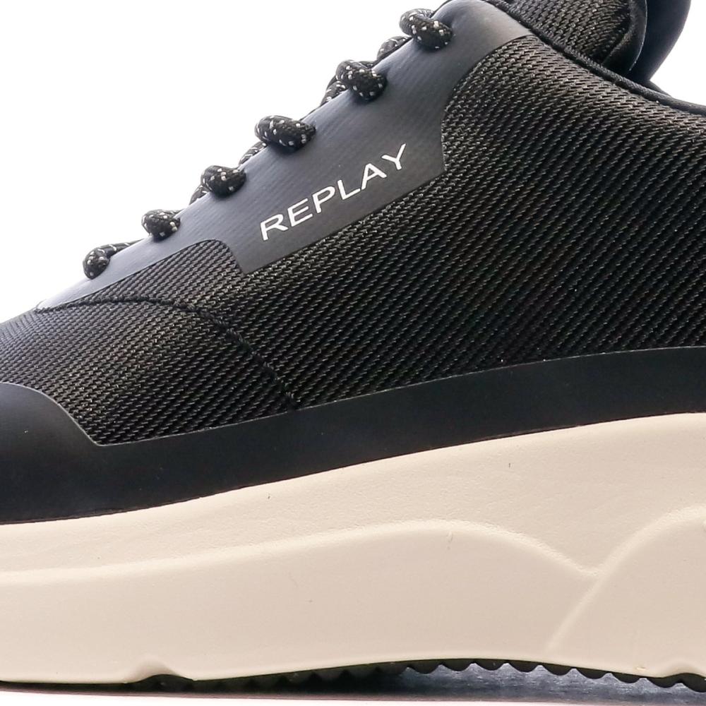 Baskets Noir Homme Replay Green Project Earth | Espace des marques