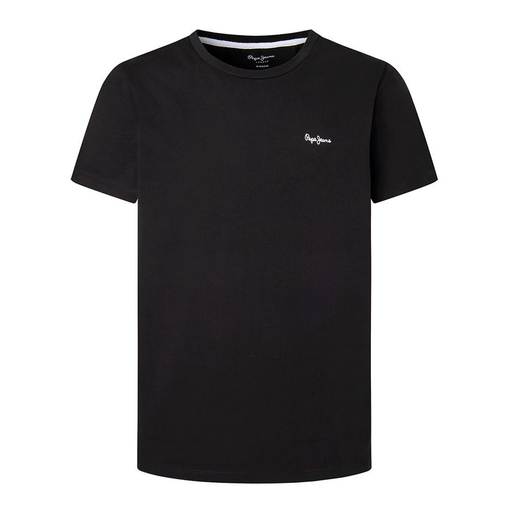 T-shirt Noir Homme Pepe jeans Nouvel | Espace des marques