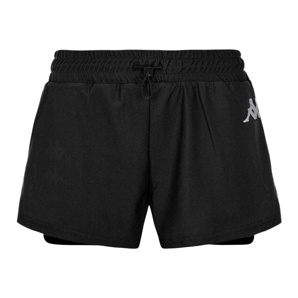 Short de Running Noir Femme Kappa Kombat Eden | Espace des marques