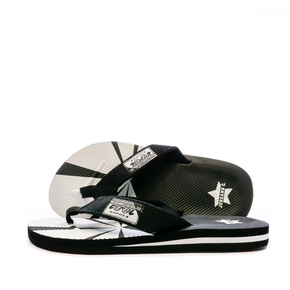 Tongs noir/blanc Garçon Cool Shoe Darko