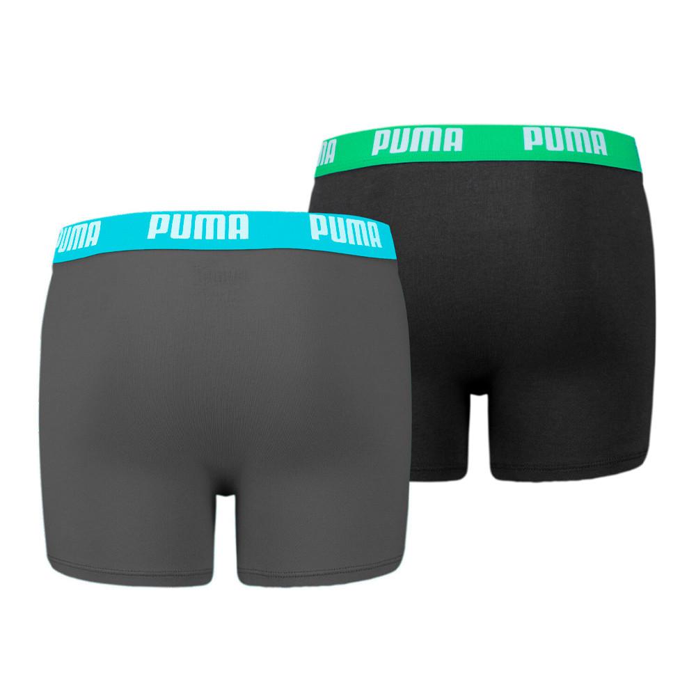 X2 Boxers Noir/Gris Garçon Puma Puma Basic | Espace des marques