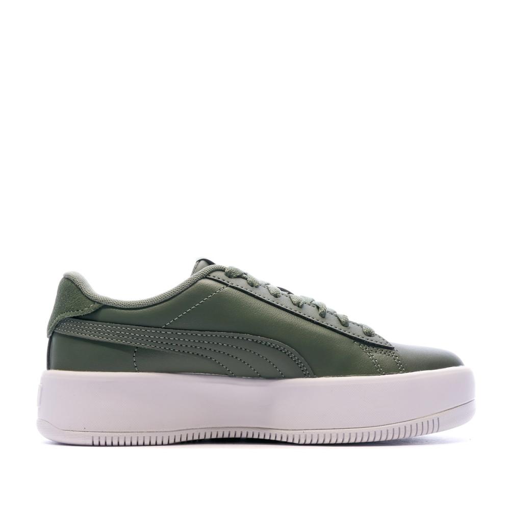 Baskets Verte femme Puma Lily Platform | Espace des marques