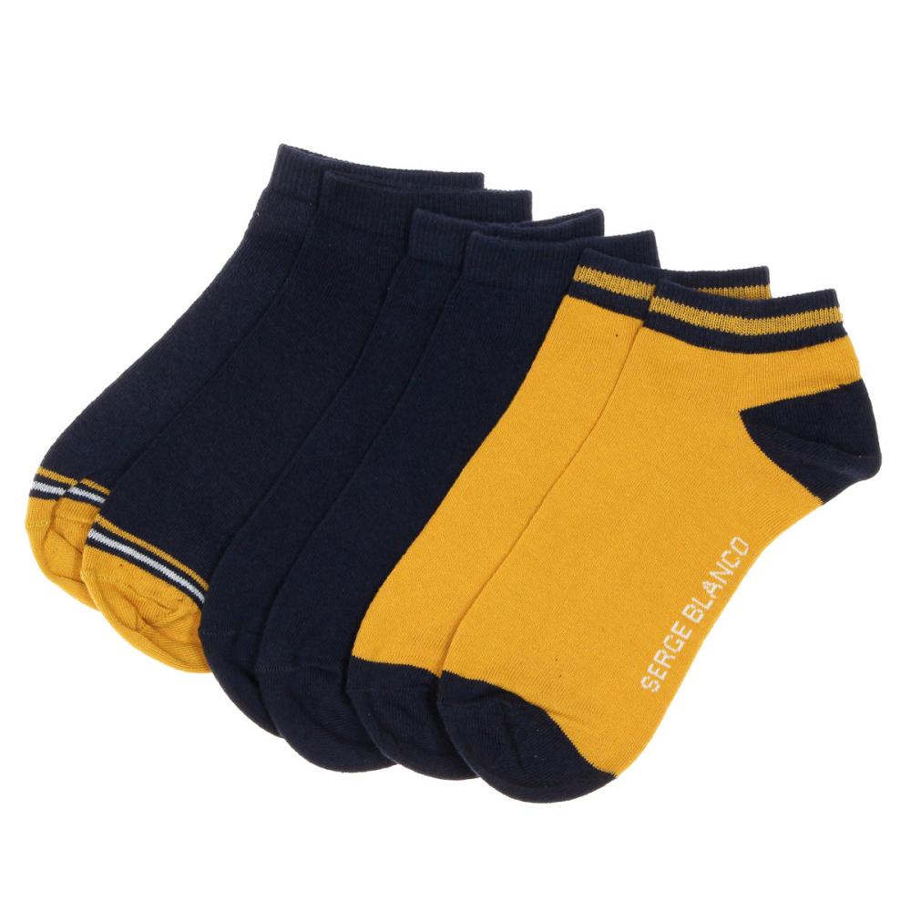 x3 Paires de chaussettes Jaune/Marine Homme Serge Blanco | Espace des ...