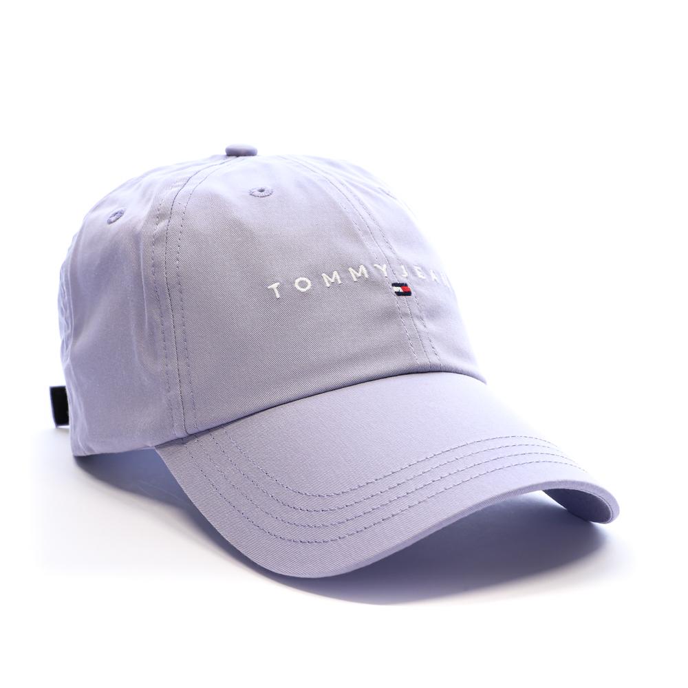 Casquette Violet Mixte Tommy Hilfiger Linear Logo 6 | Déstockage Tommy ...