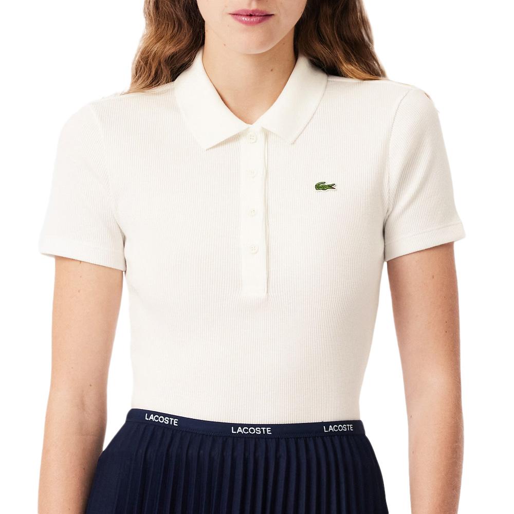 Polo Blanc Femme Lacoste DF5377 | Espace des marques