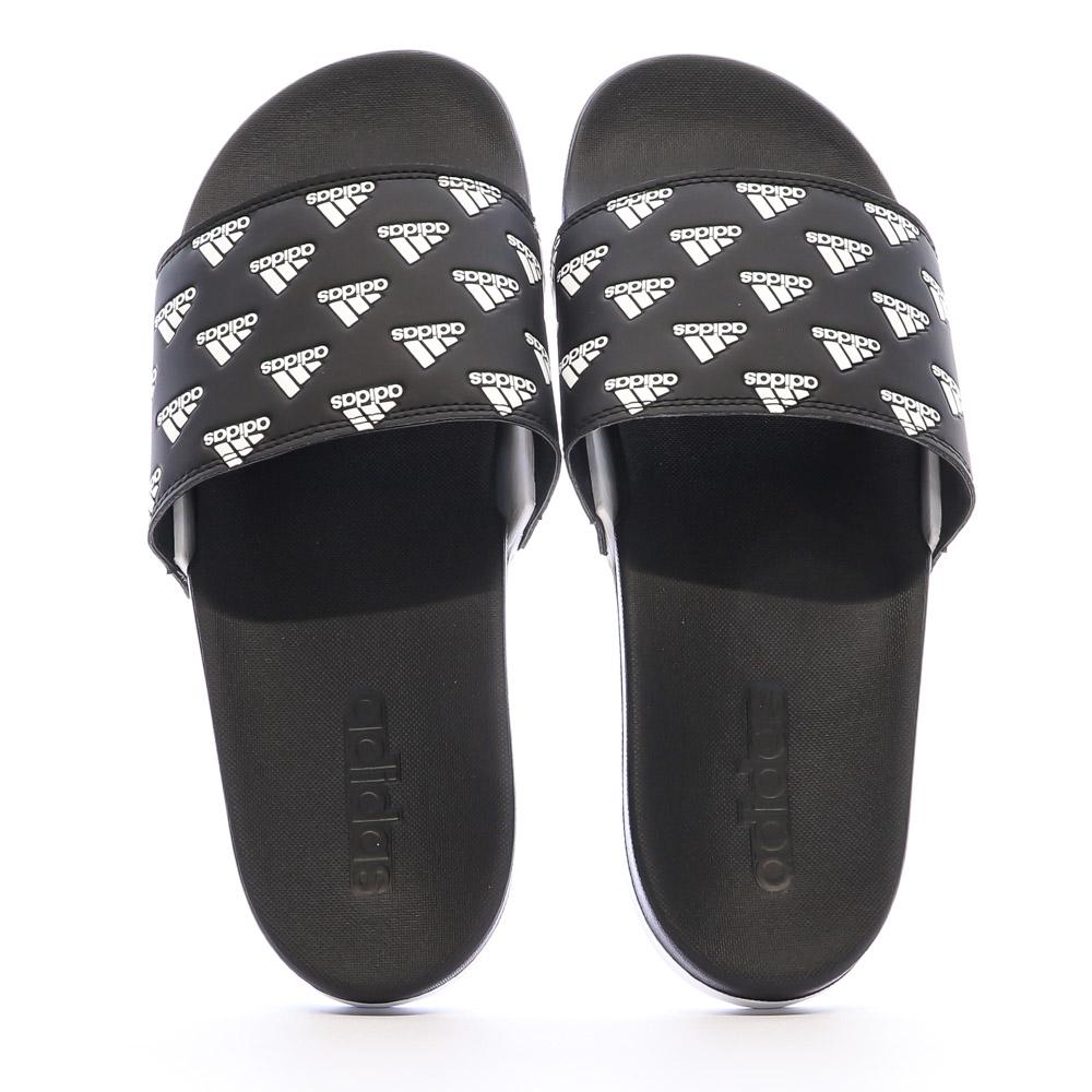 Claquettes Noires/Blanc Homme Adidas Adilette Comfort GV9735 | Espace ...