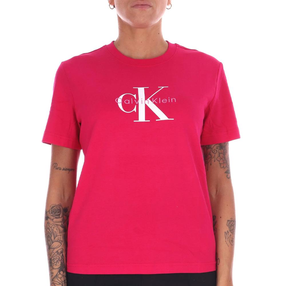 T-Shirt Rose Femme Calvin Klein Jeans Hero | Déstockage Calvin Klein Jeans