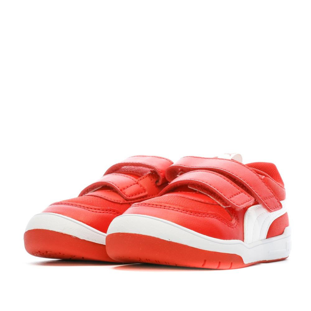 Baskets Rouges Garçon Puma Multiflex Mesh | Espace des marques