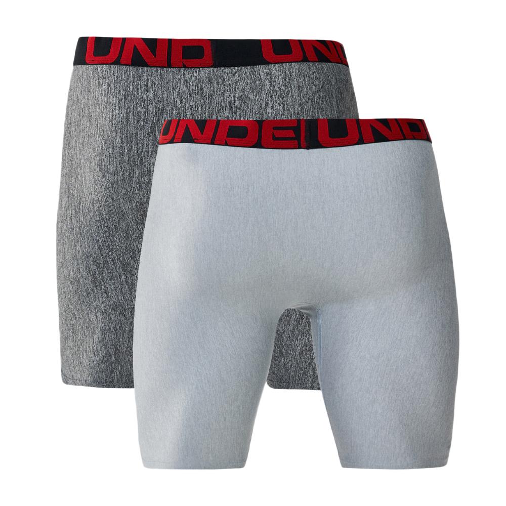 X2 Boxers Gris Homme Under Armour 136362 | Espace des marques