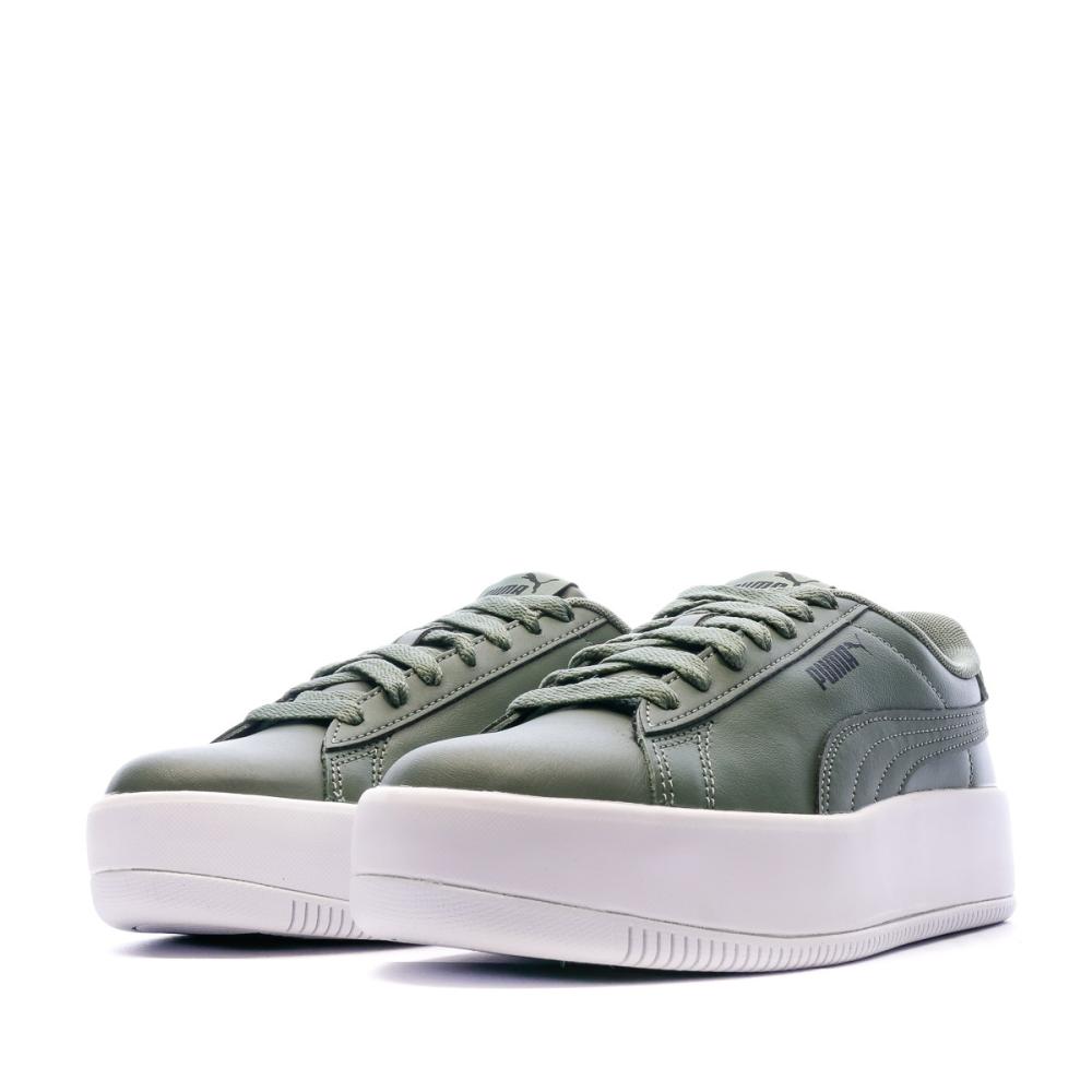 Baskets Verte femme Puma Lily Platform | Espace des marques
