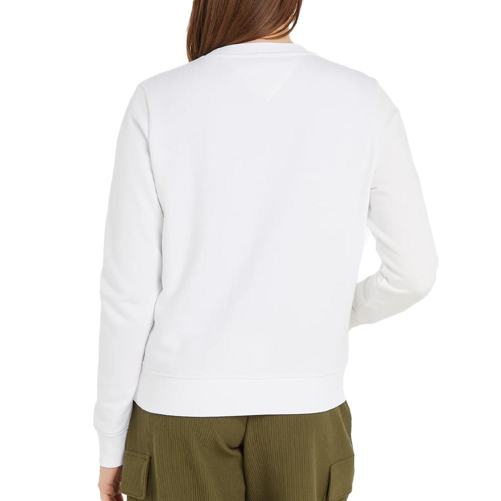 Sweat Blanc femme Tommy Hilfiger Gold Linea | Espace des marques