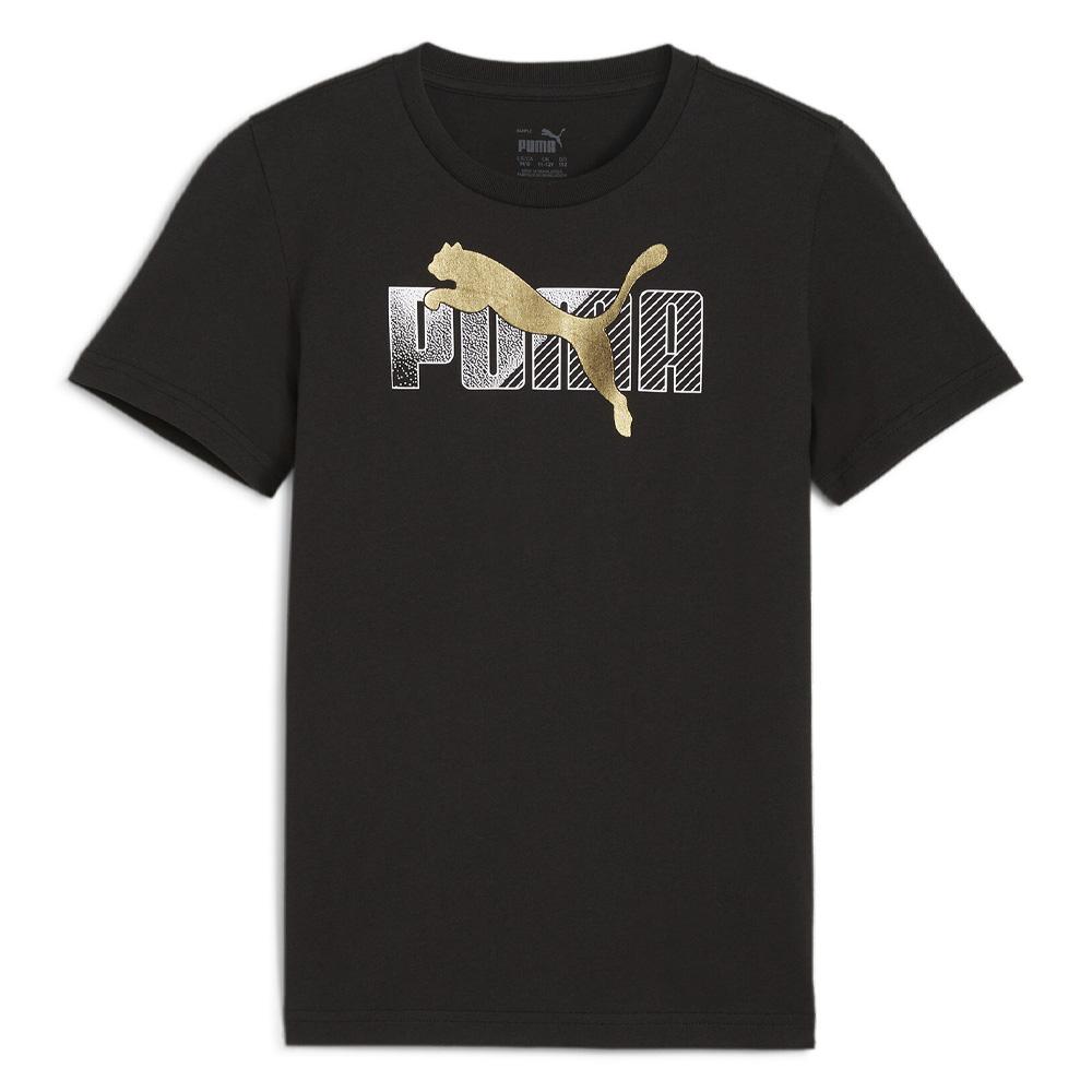 T-Shirt Noir Garçon Puma Holiday | Déstockage Puma