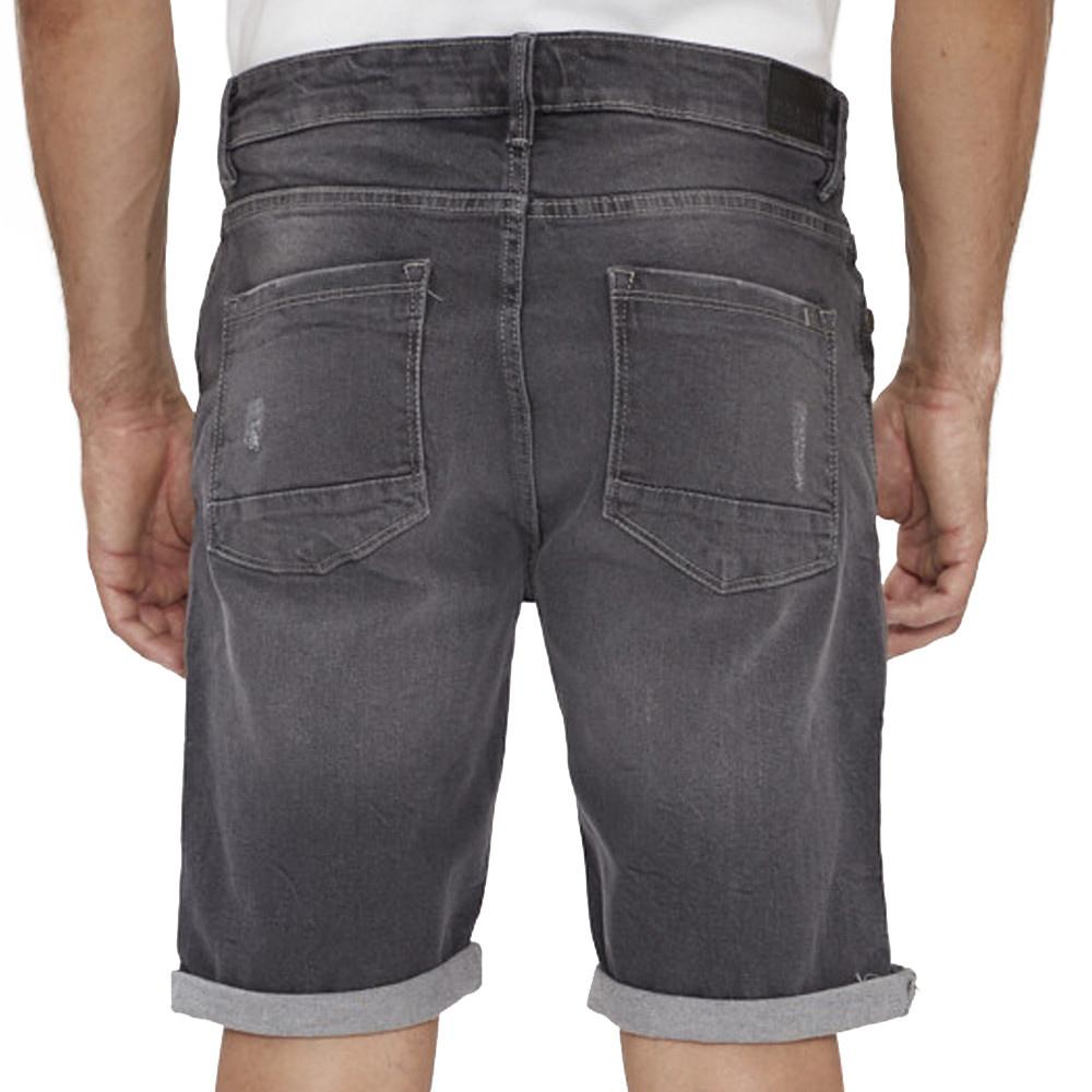 Short en jeans Gris Homme Paname Brothers Bony | Déstockage Paname Brothers