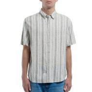 Chemise en lin Beige Clair Homme Teddy Smith Pietro Stripe | Déstockage ...